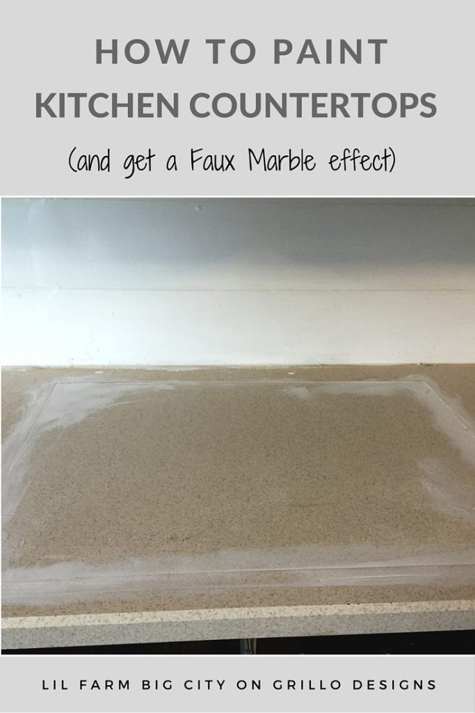 How To Paint Kitchen Countertops