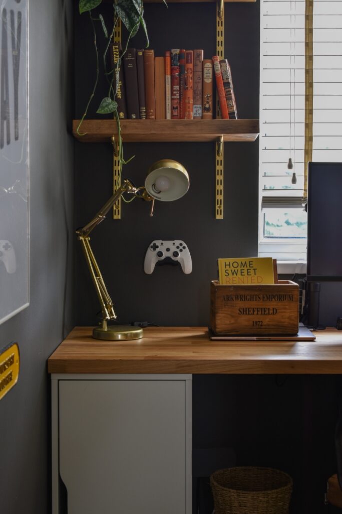 Man Cave Office Reveal: How to create a unique workspace for him ...